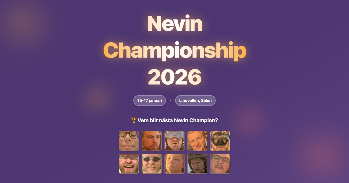 Nevin Championship 2026